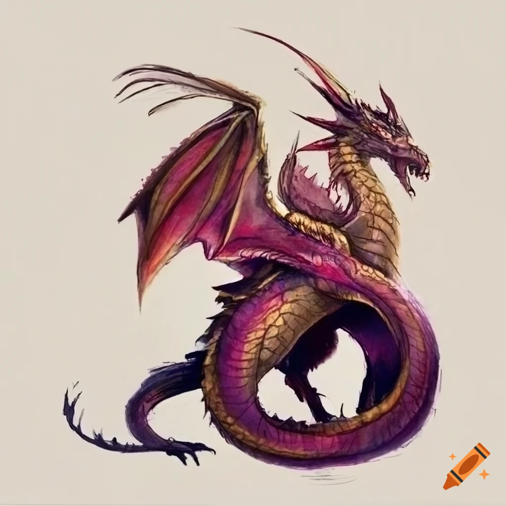 Dragon concept designs on Craiyon