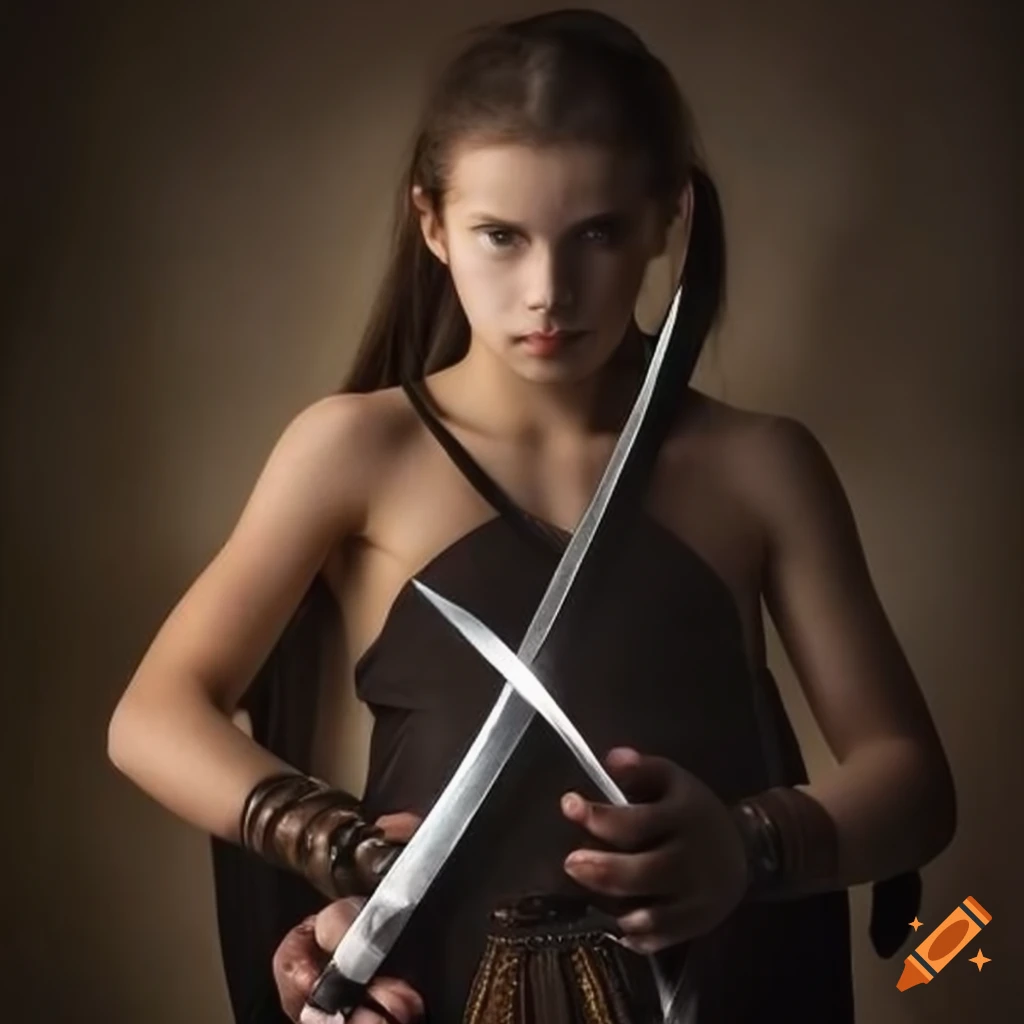 Female Warrior With Sword
