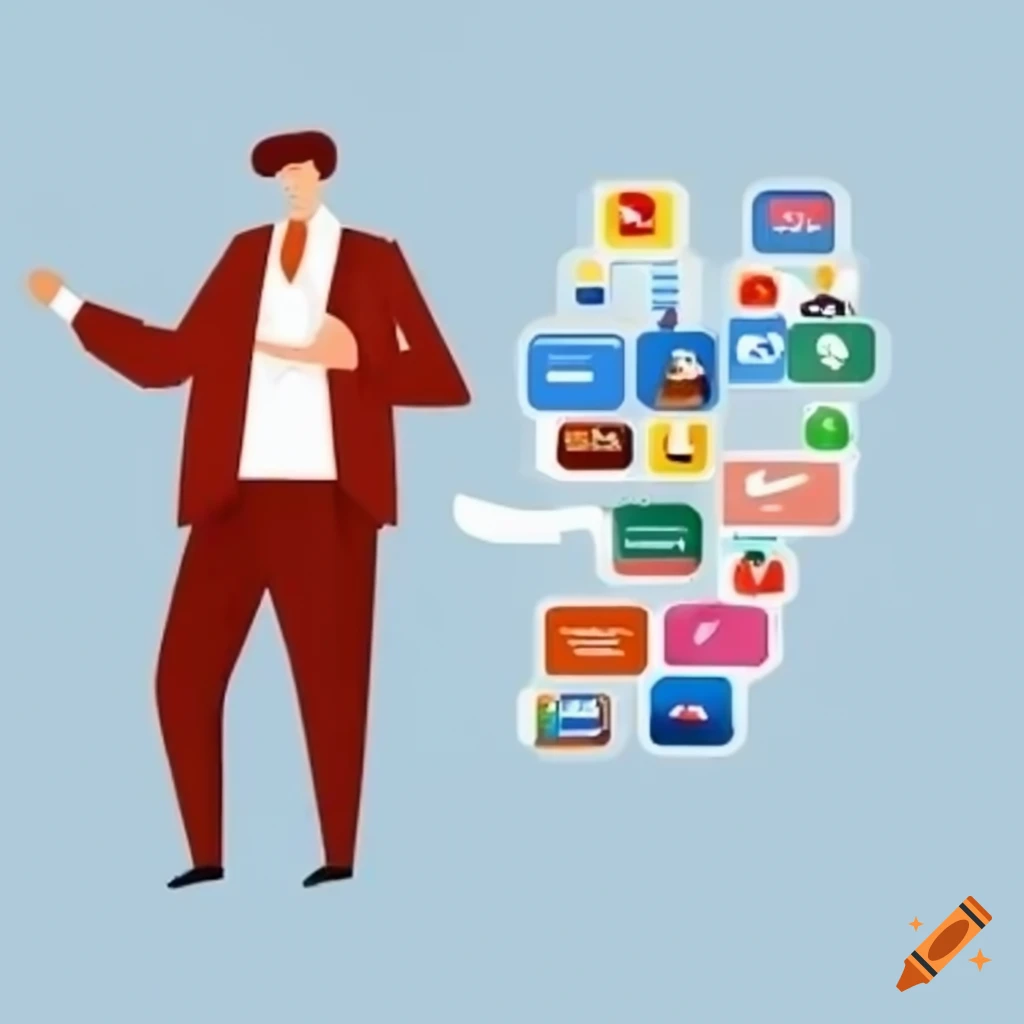 Designing public relations campaigns through social media on Craiyon