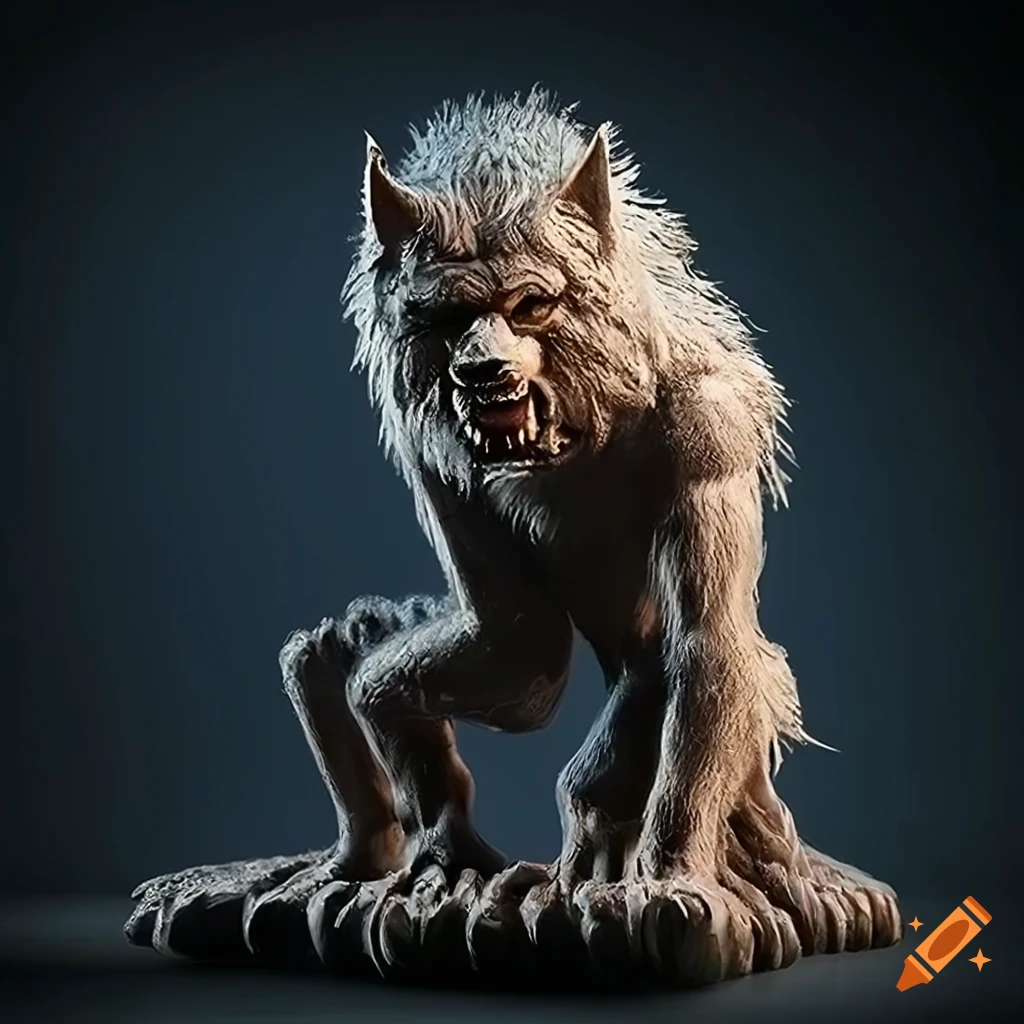 ‘Stave Carvings’-Style, 🔅'Werewolf', stunning focal-depth, masterful ...