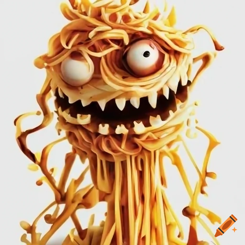 Pasta monster on Craiyon