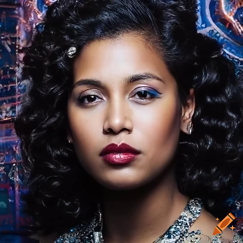 Intricate portrait of an exotic, high fashion, YOUNG female ...