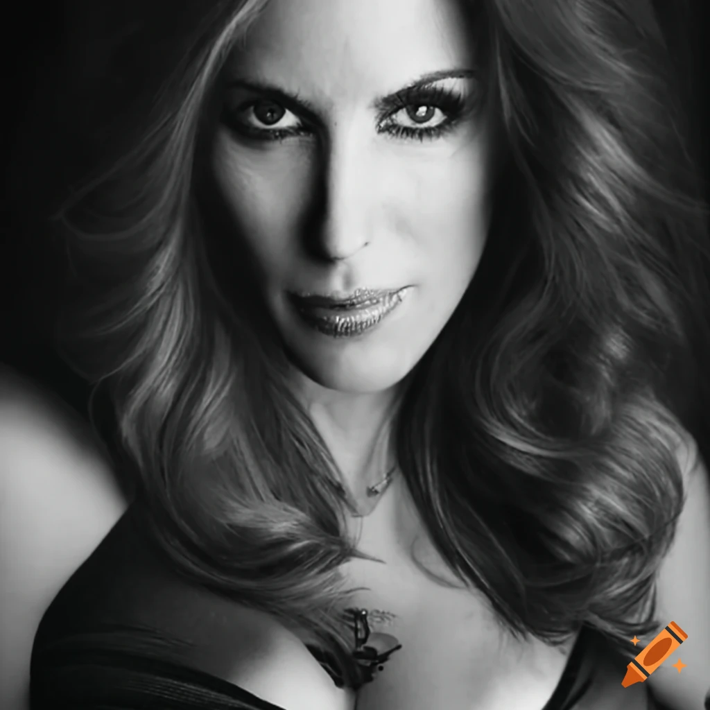 "alexis glick", age 35, closeup face, boudoir portrait on Craiyon