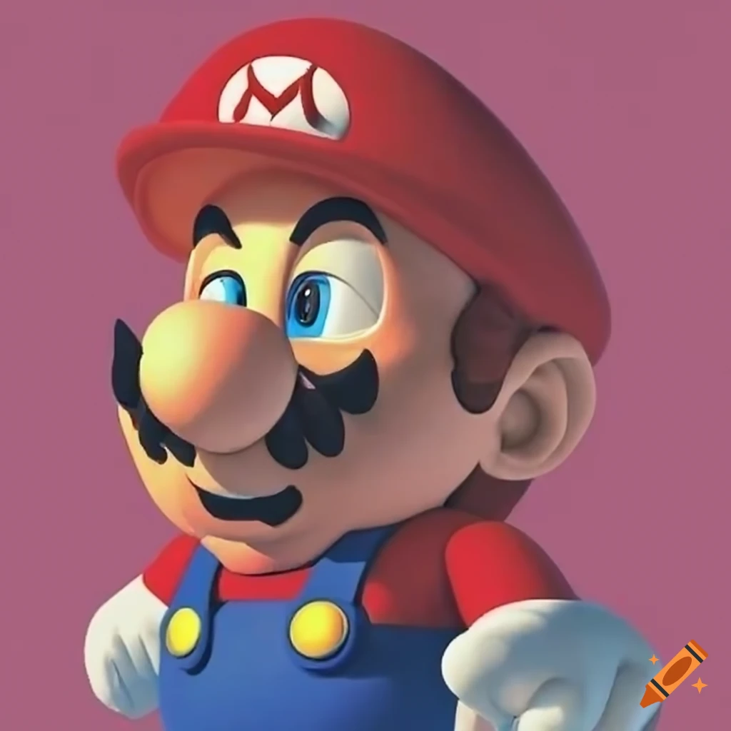 Super Mario With Playstation Graphics, Pixelated, 47% OFF