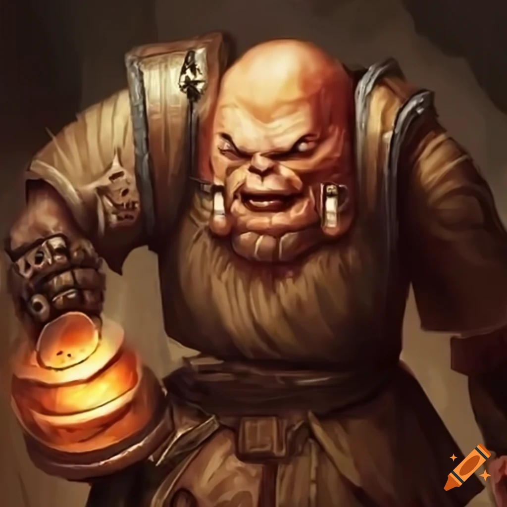 Fantasy overseer boss foreman miner