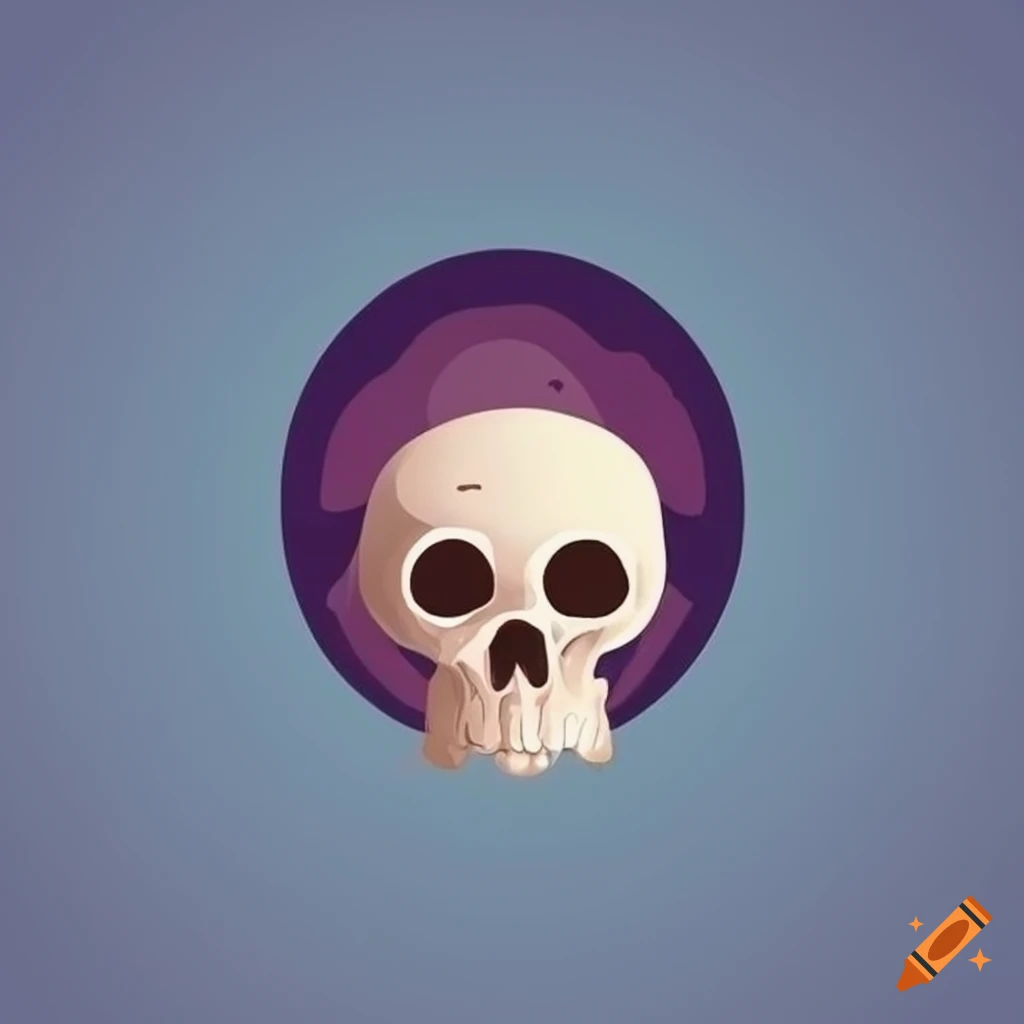 Minimal skull cute