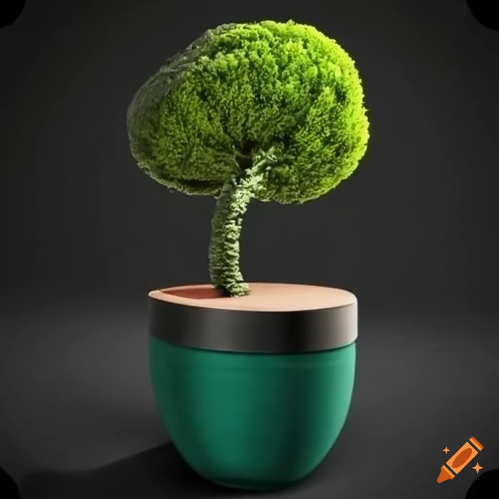 Pot plant on 4 wheels