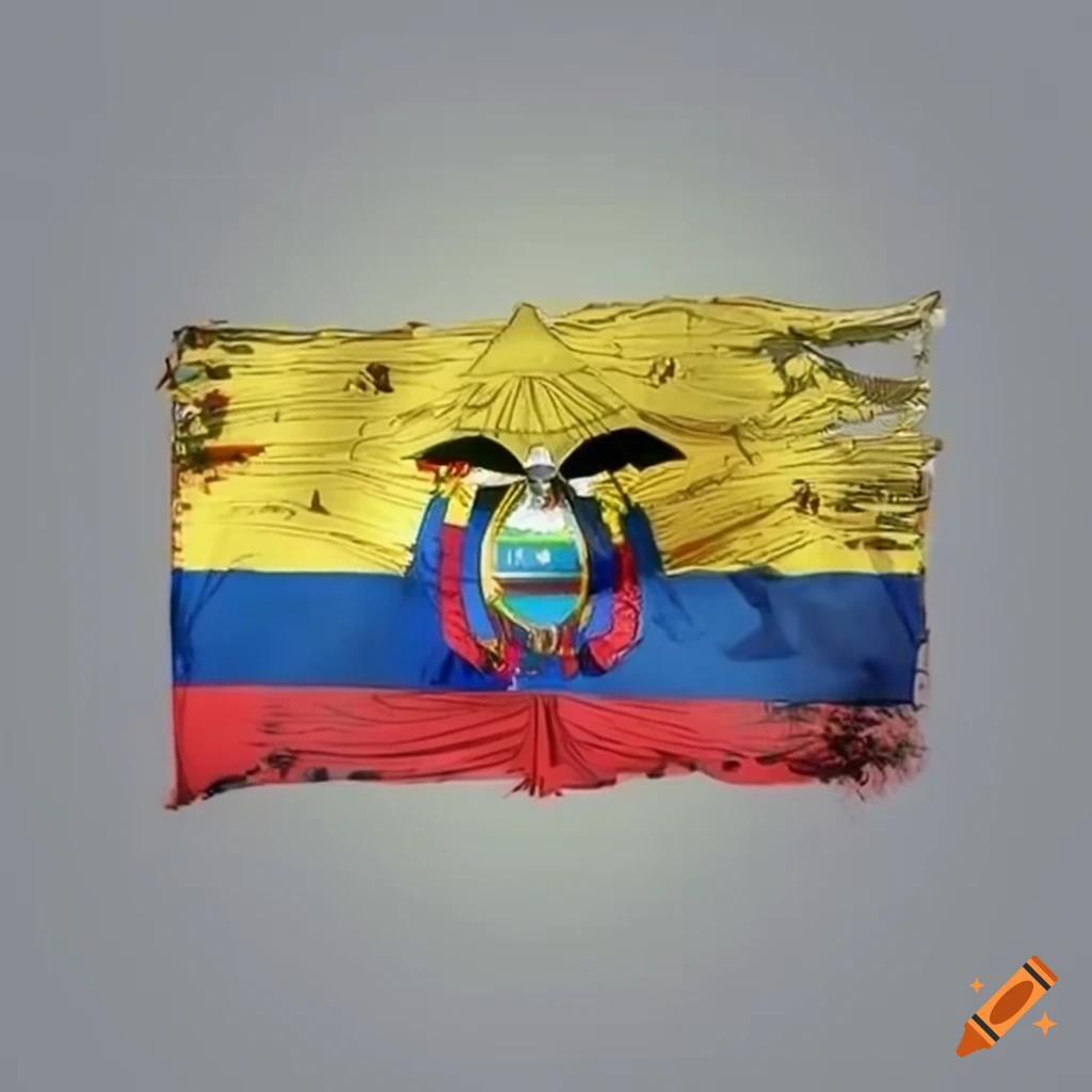 Ecuador flag on Craiyon