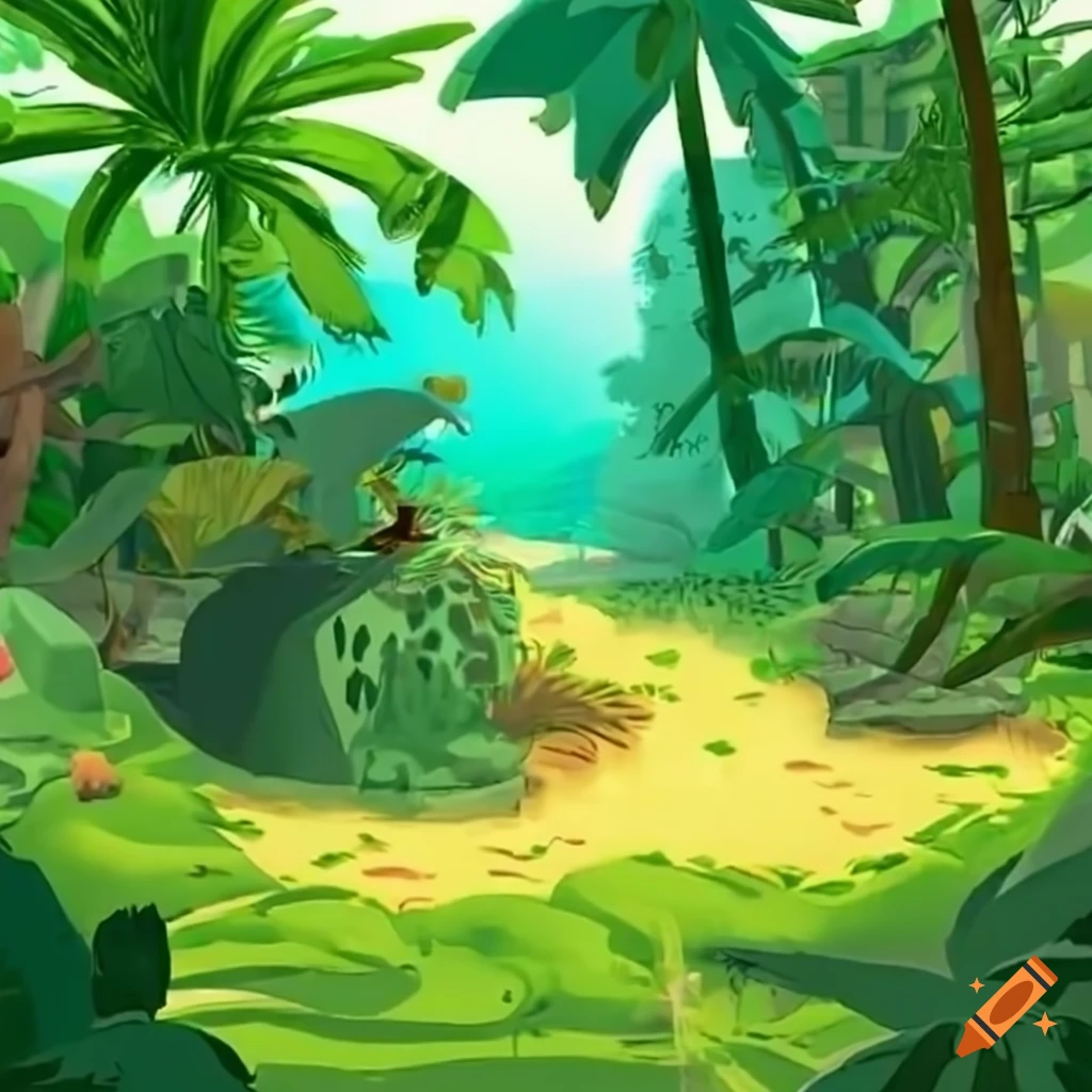 Jungle animated low details