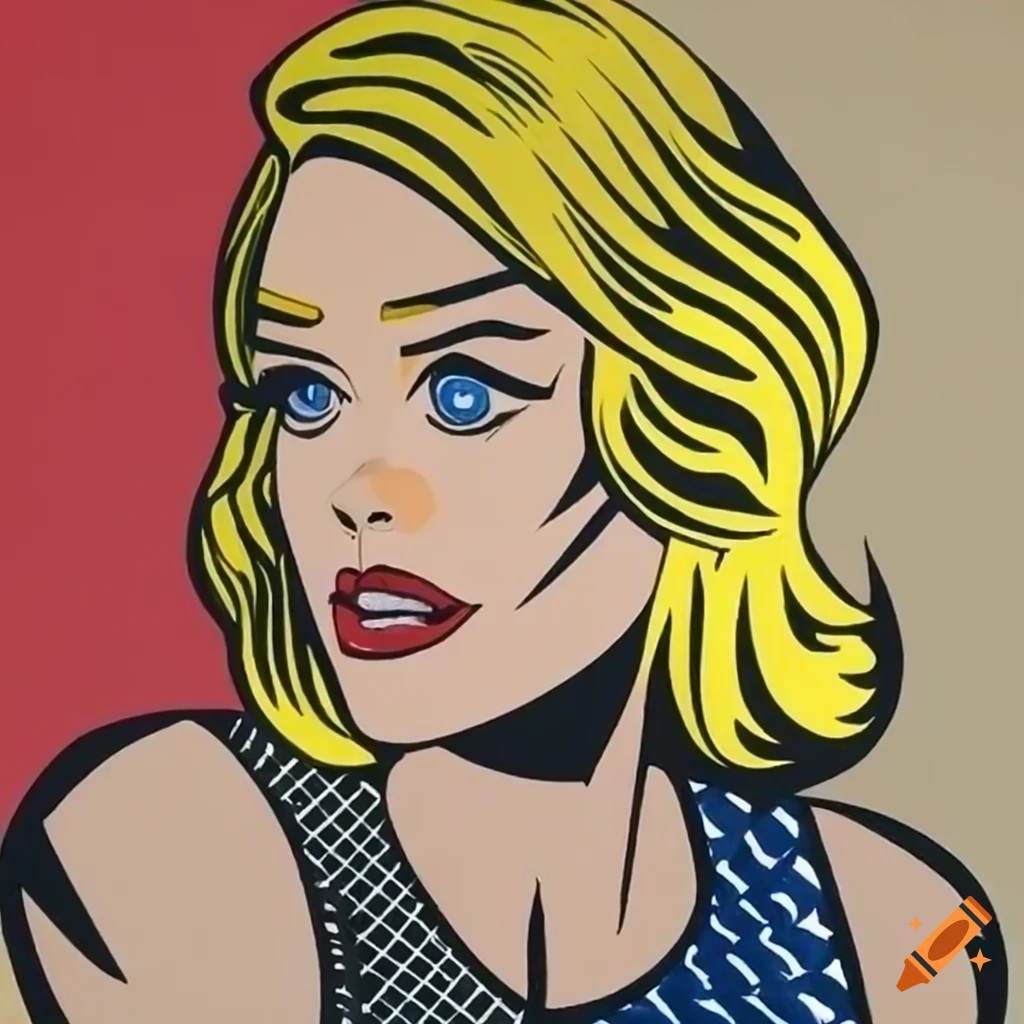 Comic inspired artwork by roy lichtenstein on Craiyon