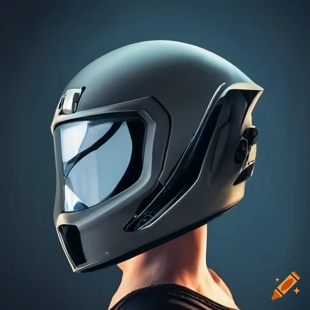 Person using a helmet of the model r8 mark pro tork