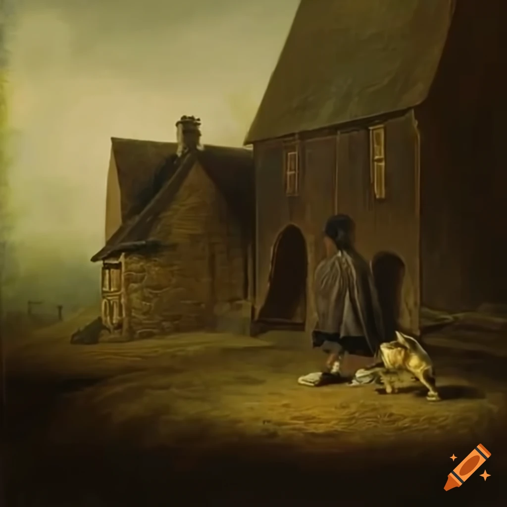 Combine the artistic styles of Andrew Wyeth, franz sedlacek, and Norman ...