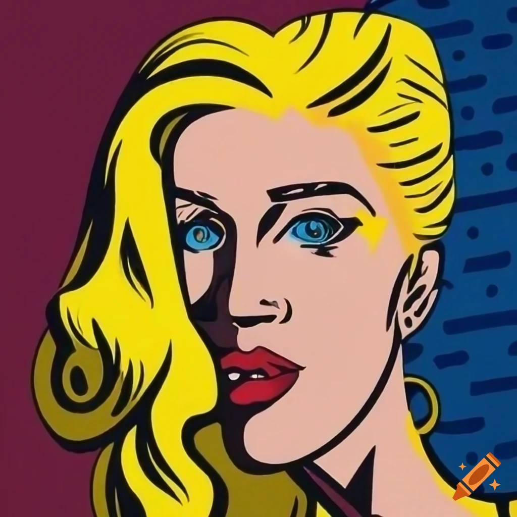 Roy lichtenstein pop art on Craiyon