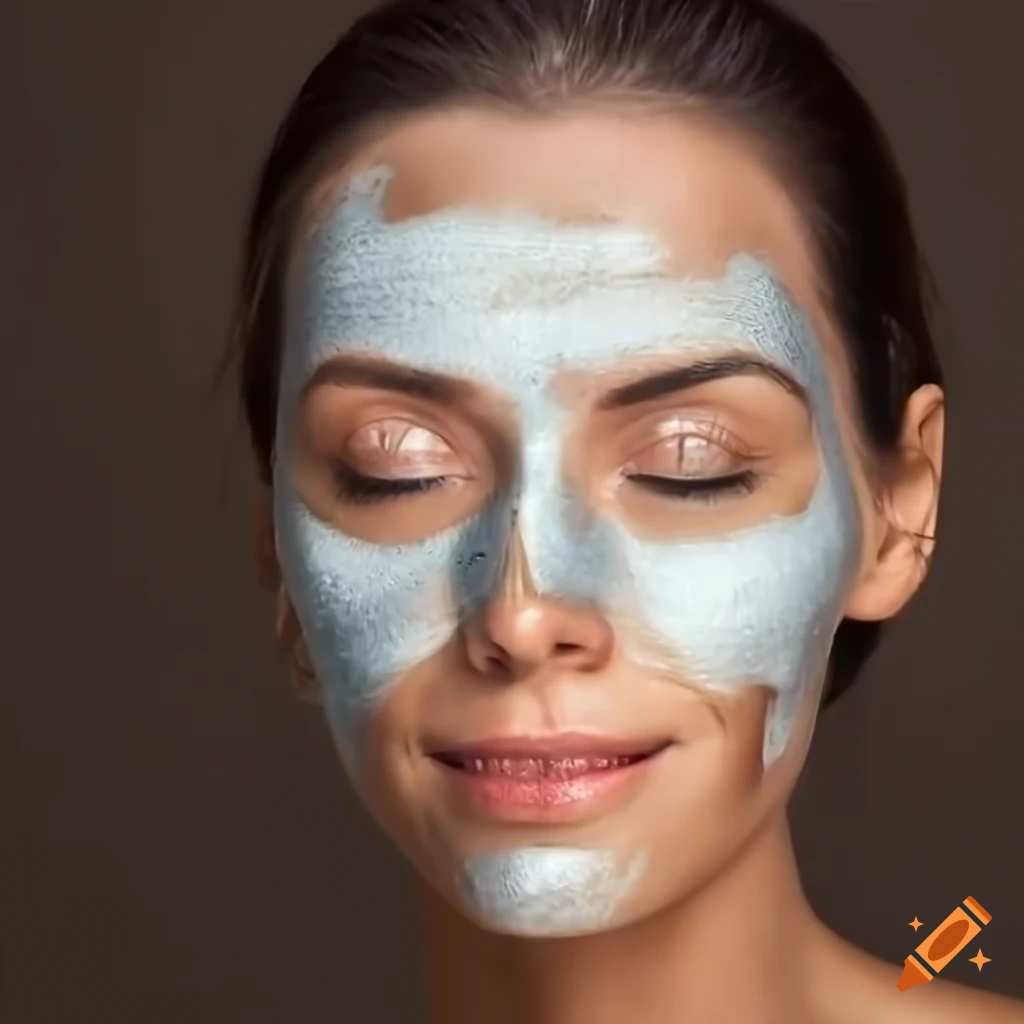 Une femme confiante souriant et touchant son visage, avec une lumière ...