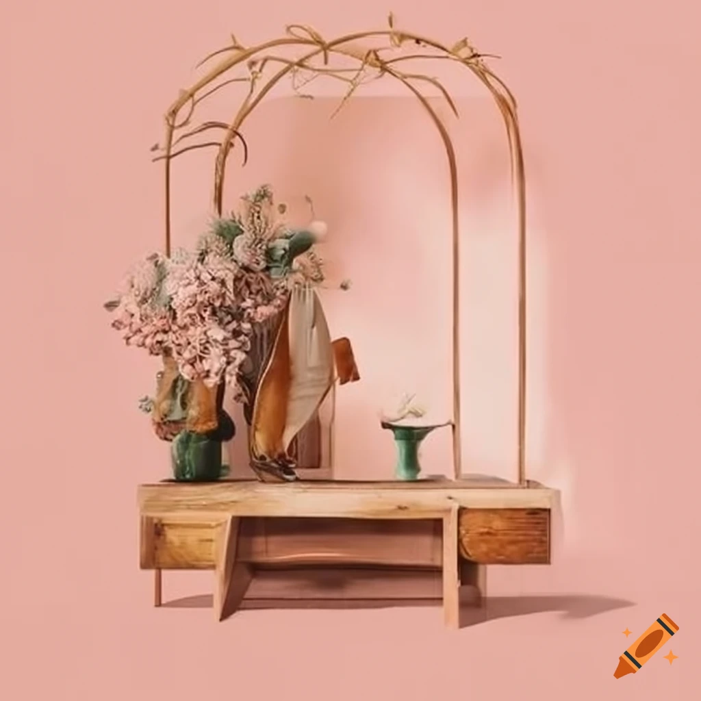 Floral shop design, boho theme