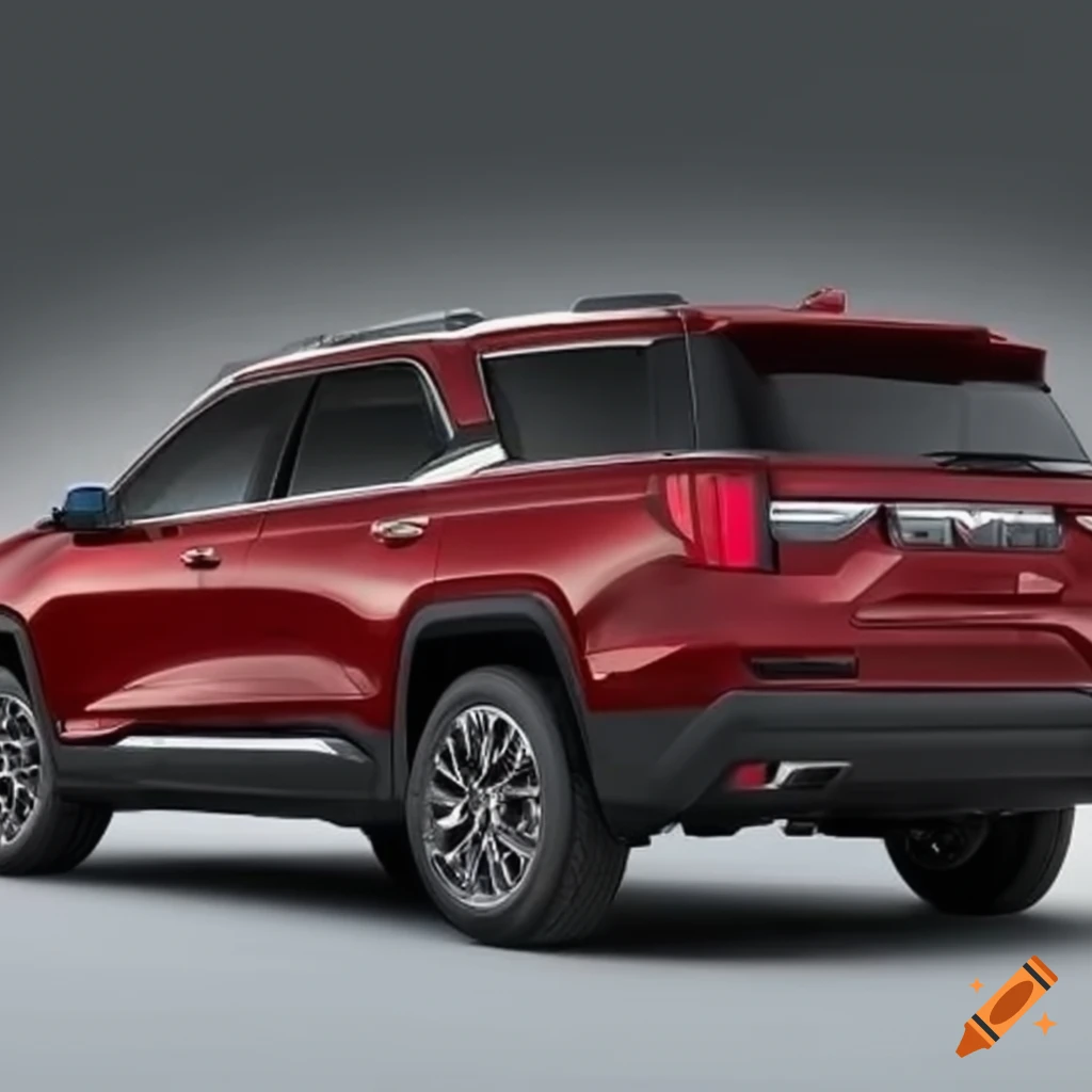 Rear 2022 gmc fancy suv on Craiyon