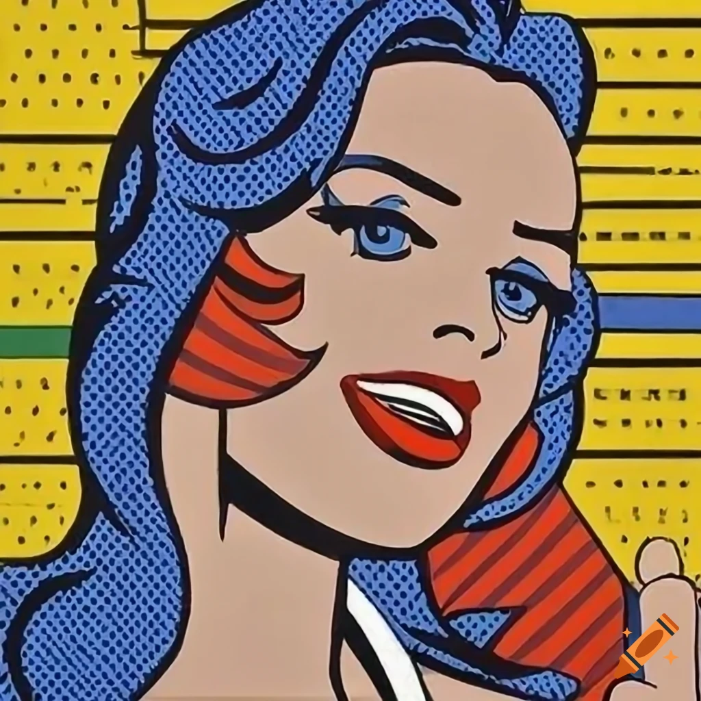 Roy lichtenstein pop art on Craiyon