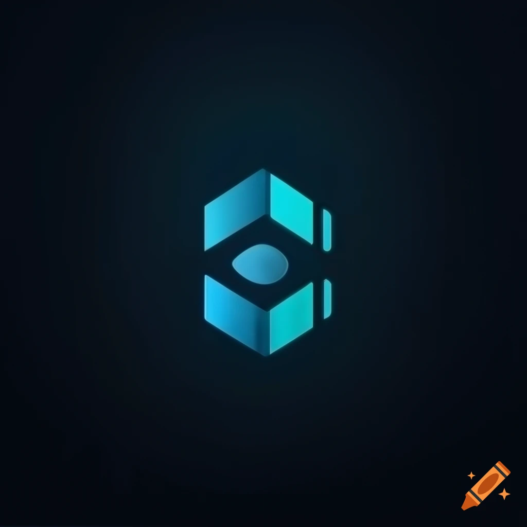 A sleek and modern logo design for an ai company