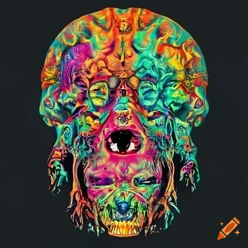 Psychadelic tshirt designs