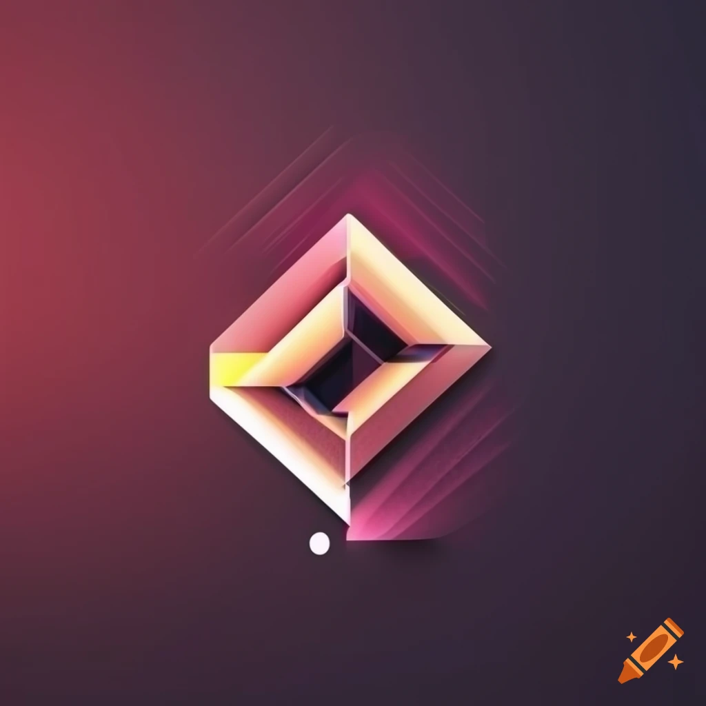 A sleek and modern logo design for an ai company