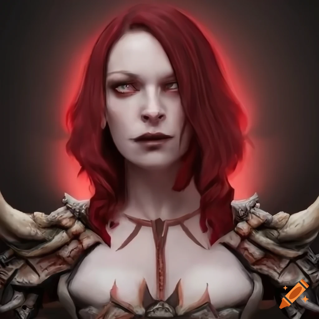 Lillith diablo 4 on Craiyon