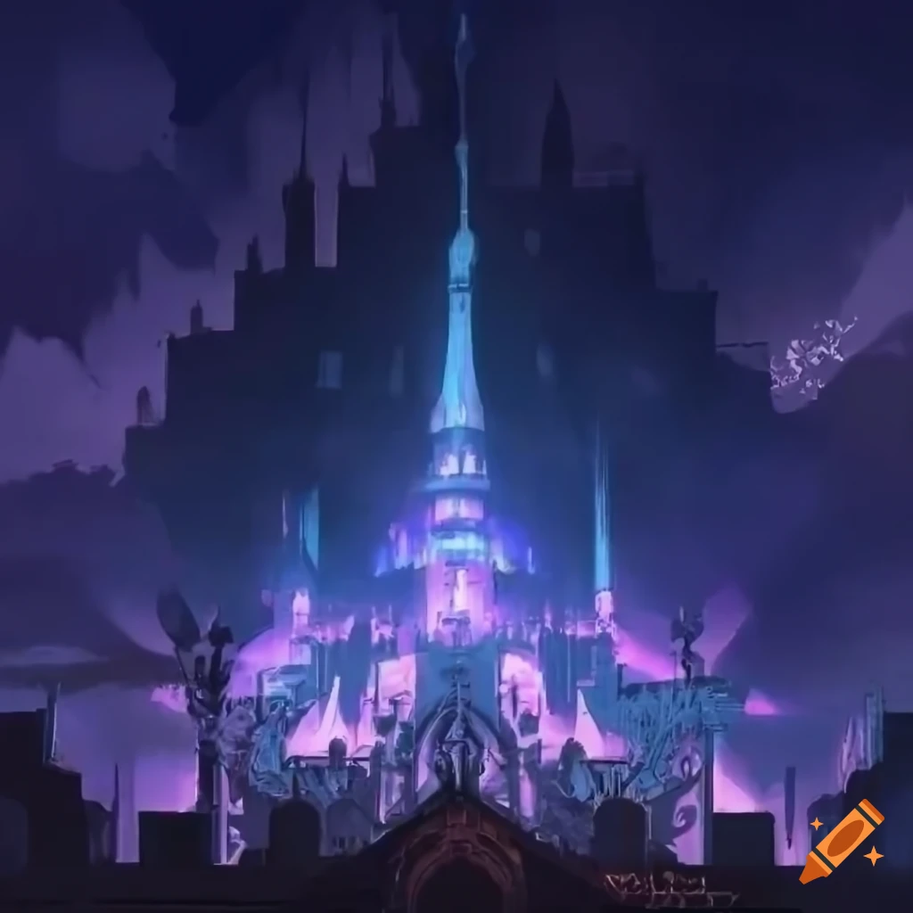 Tower of hell artwork inspired by the works of wlop, ydiya, shiwen liu ...