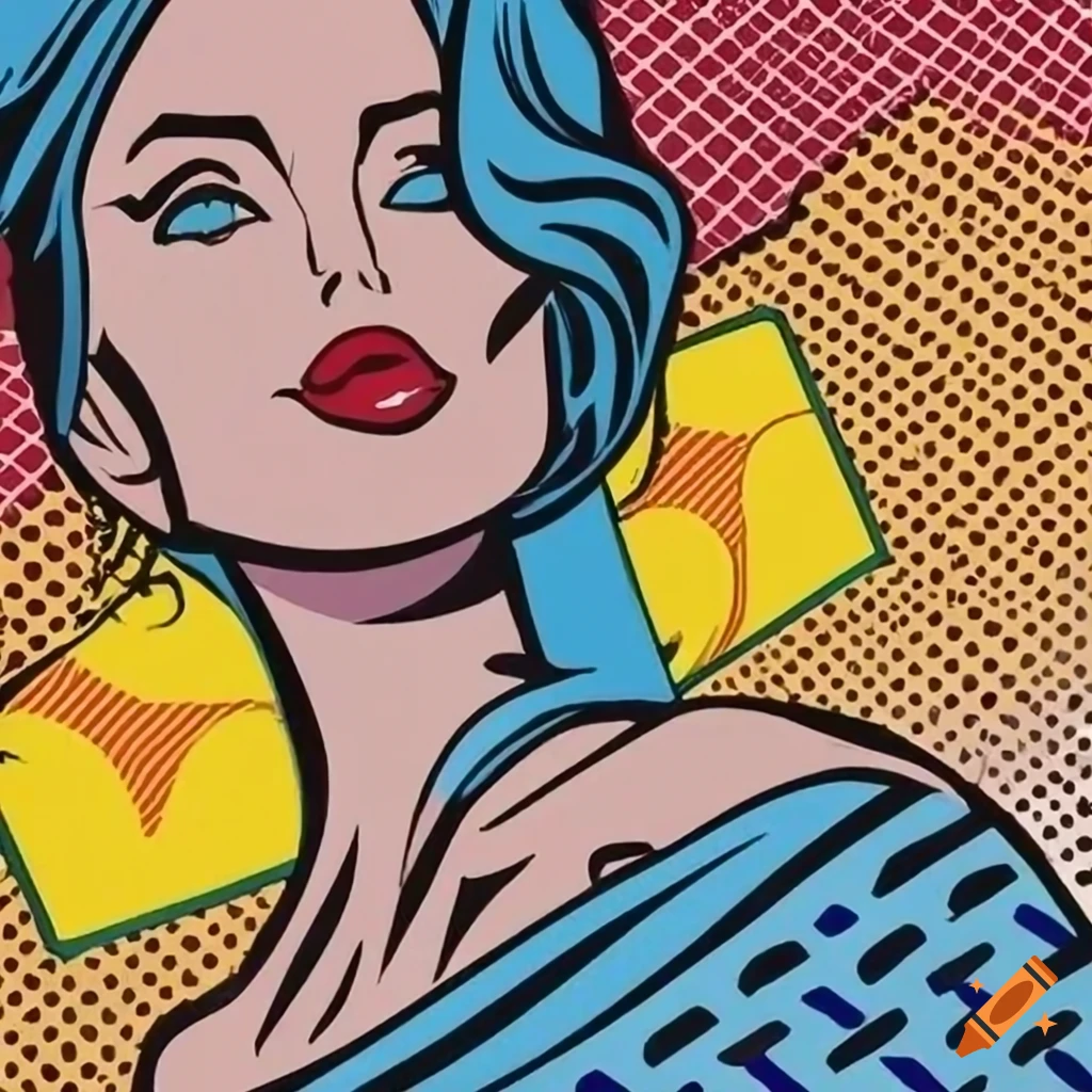 Comic inspired artwork by roy lichtenstein on Craiyon