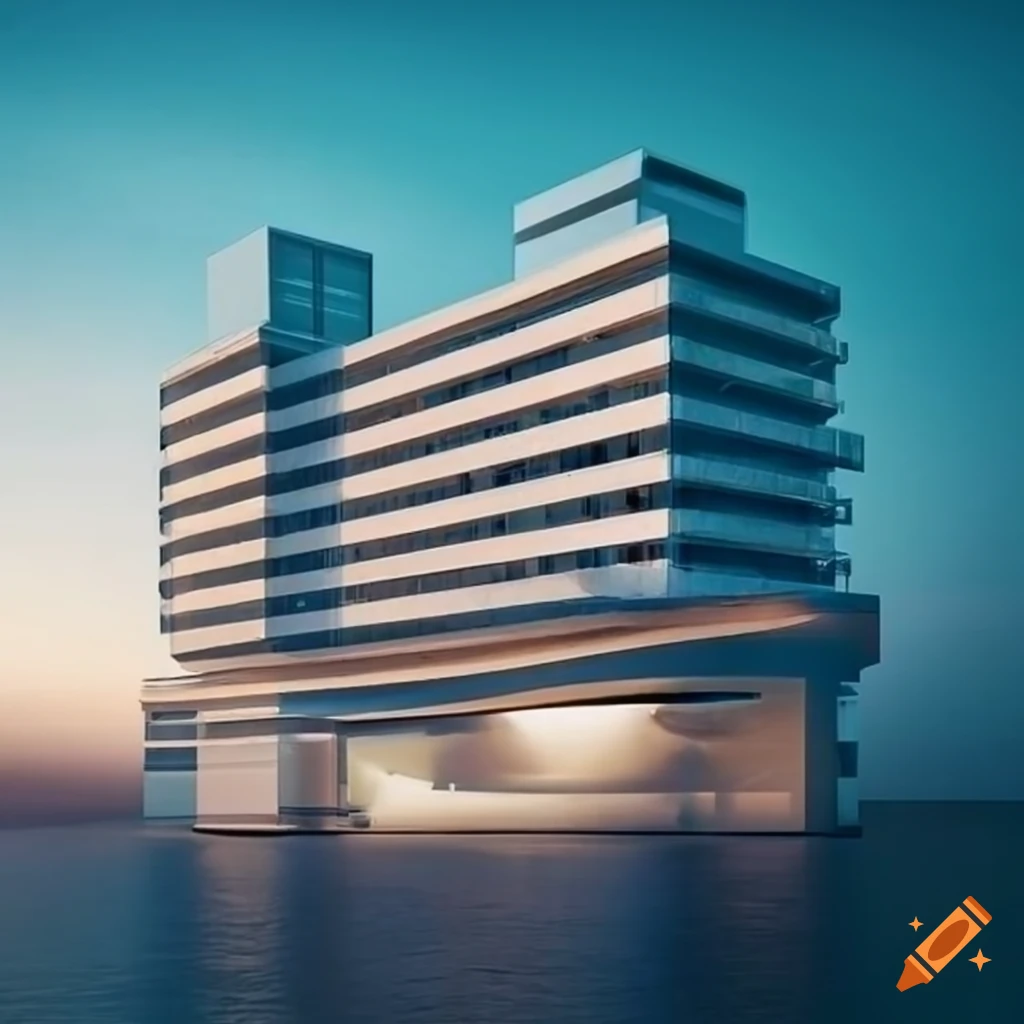 Modern hospital exterior