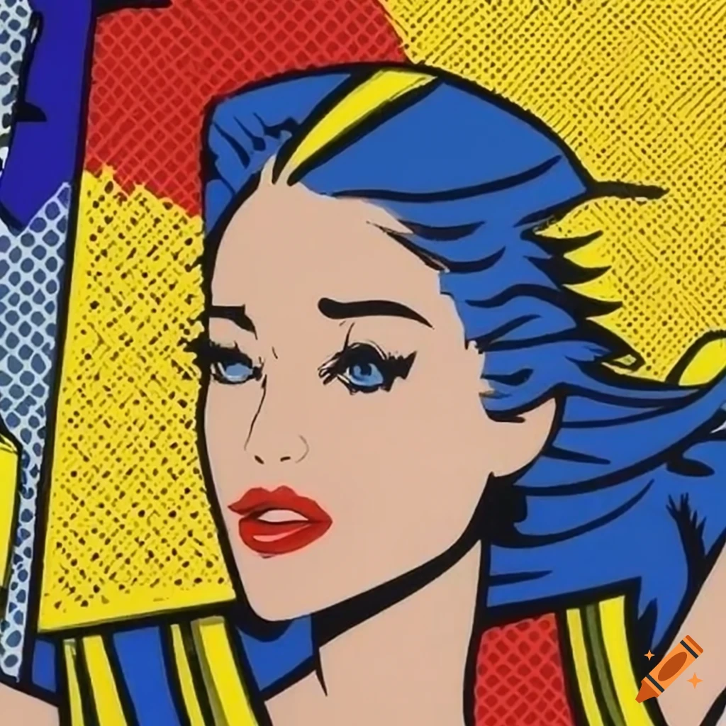 Roy lichtenstein pop art on Craiyon