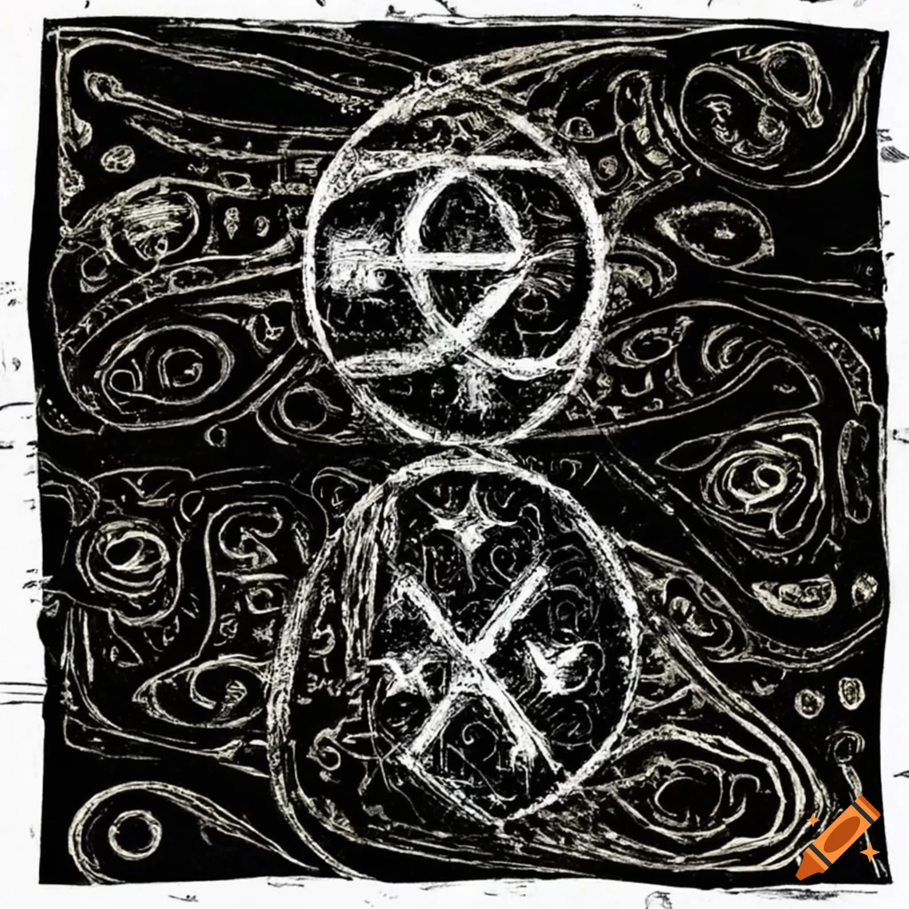 Ancient and complex symbol related with religion on Craiyon