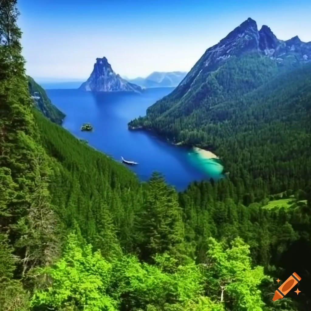 Geographic Landscape: An image featuring a captivating geographic ...