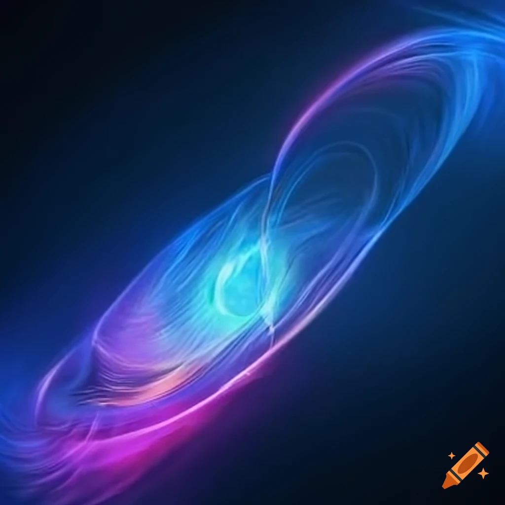 Draw a field of electromagnetic waves on Craiyon