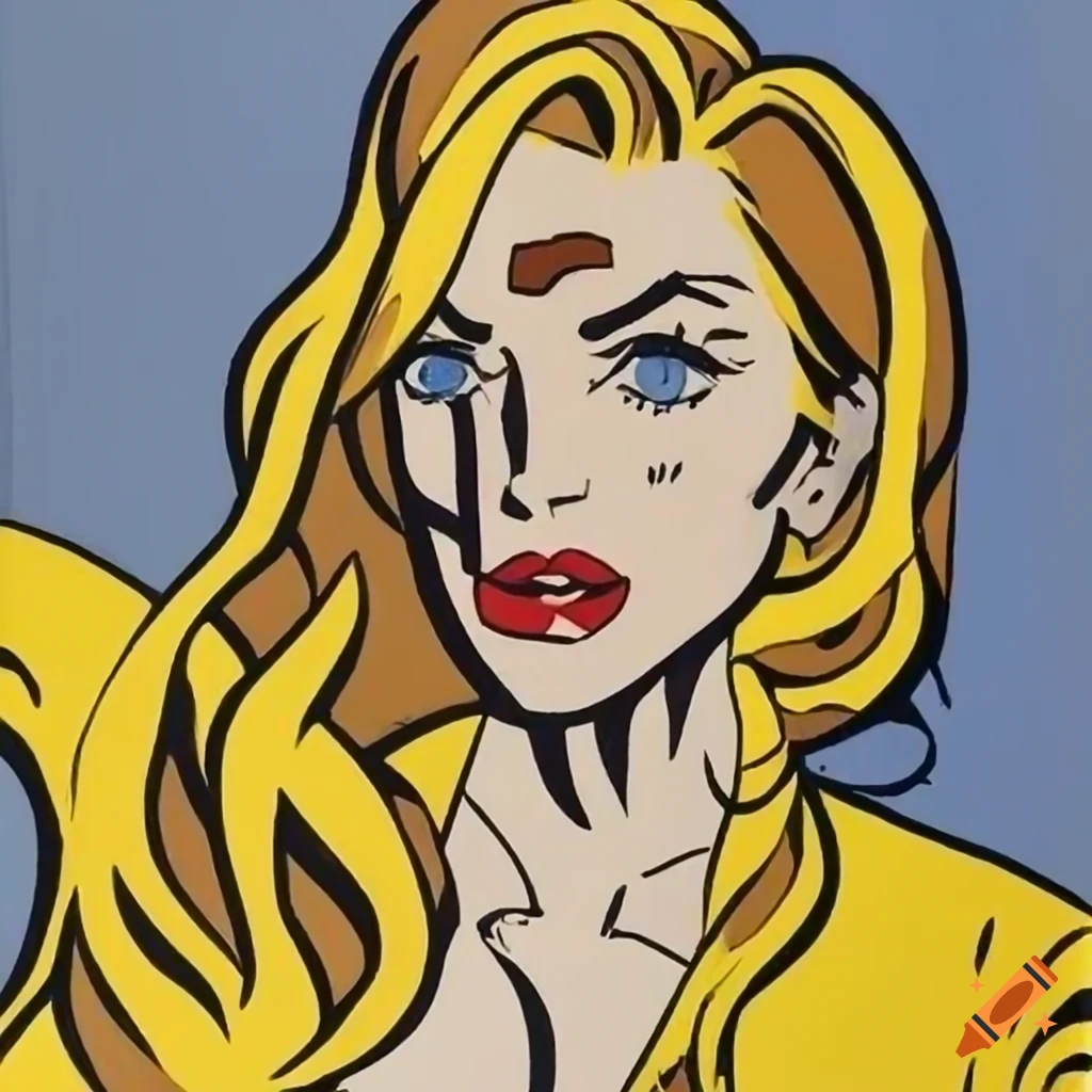 Comic inspired artwork by roy lichtenstein