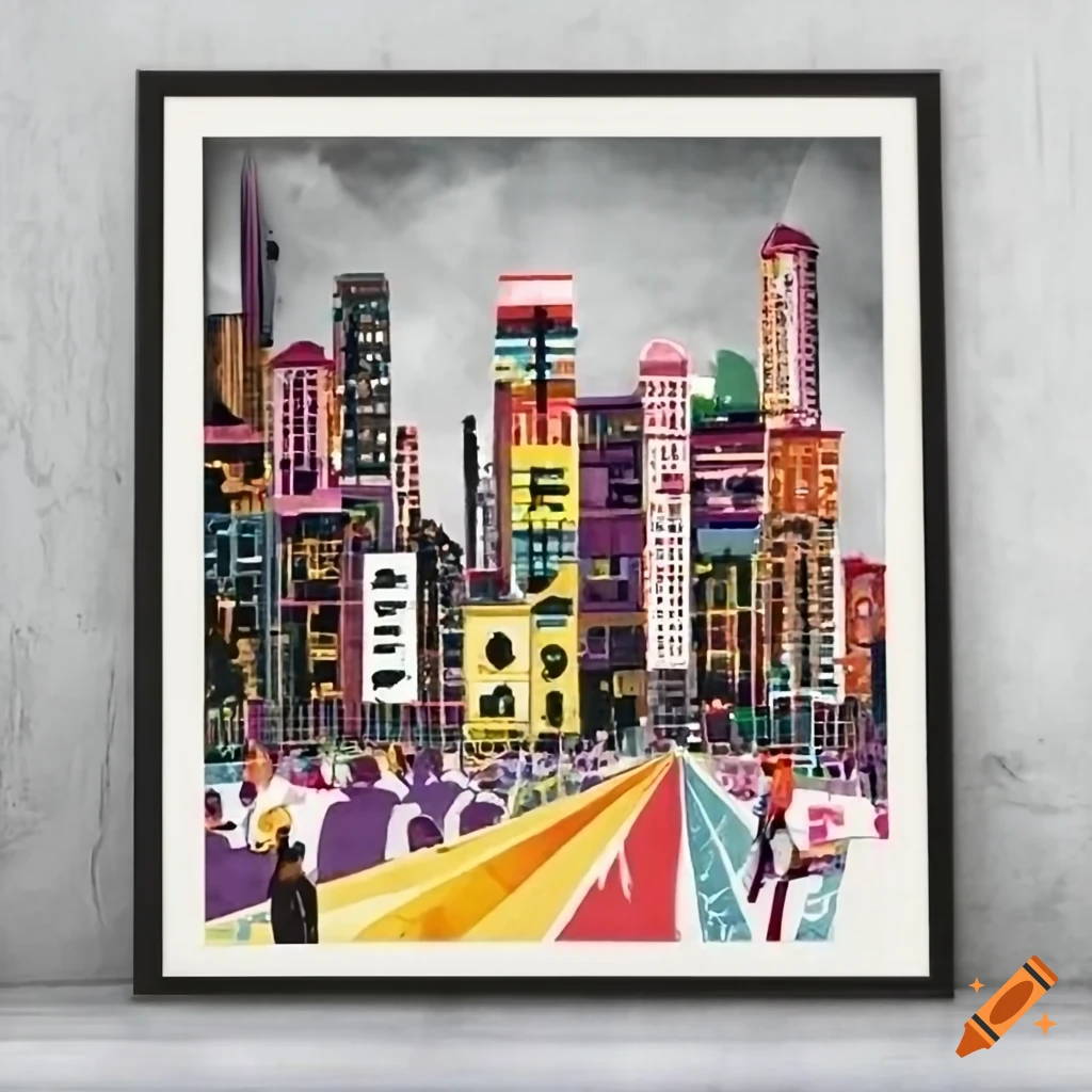 Urban city festival poster