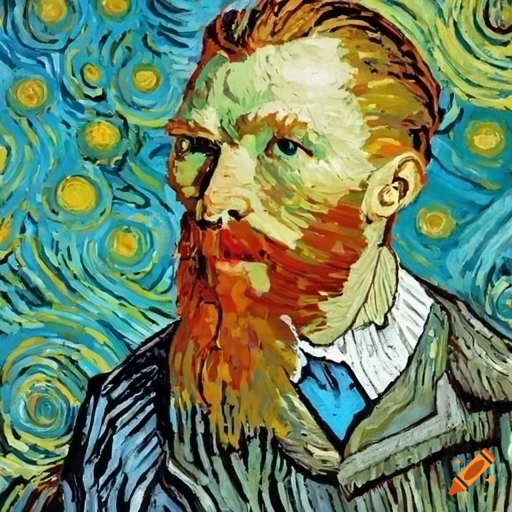 Van Gogh style on Craiyon