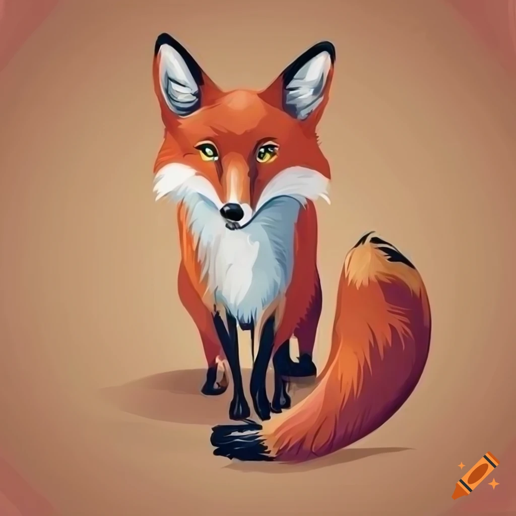Illustration of a fox