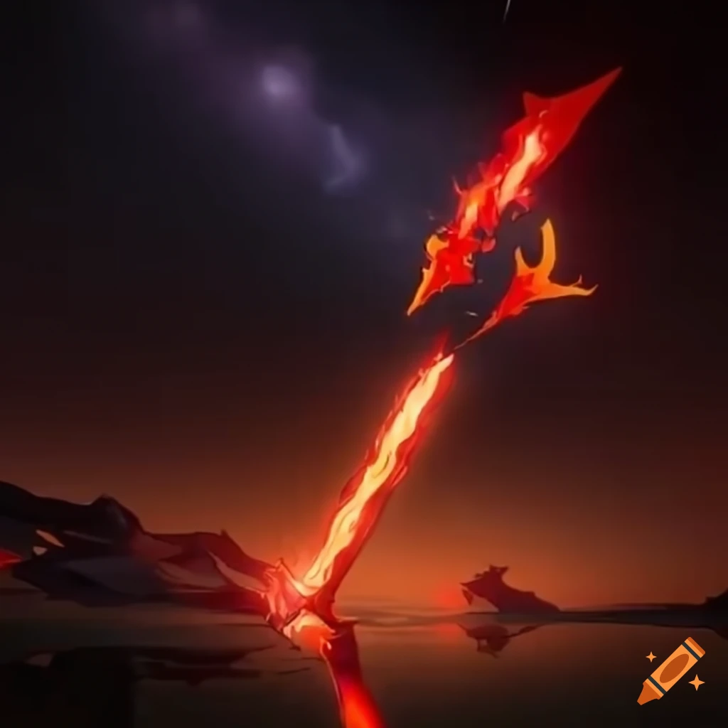 Honkai star rail fire warhammer on Craiyon