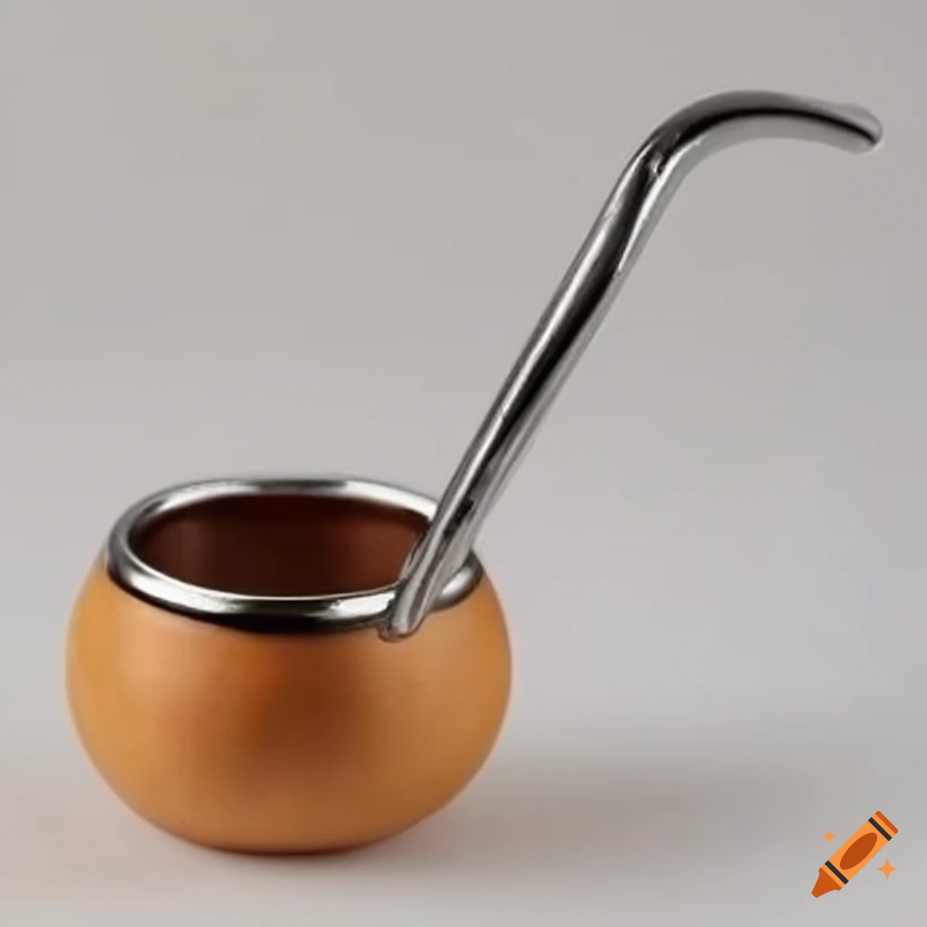 Mate con bombilla sin yerba on Craiyon