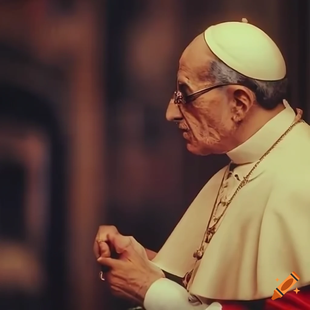 Former Pope Pius XII, cinematic lighting, incredible lighting and ...