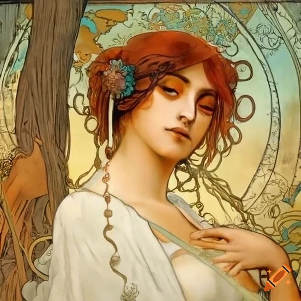 Gypsy with very dark brown eyes and tan skin, in a white dress, with a ...