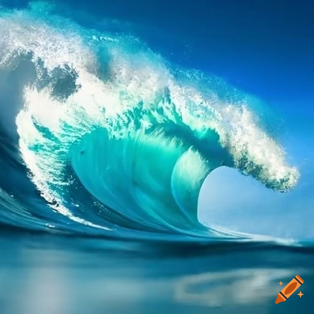 Tidal wave on Craiyon