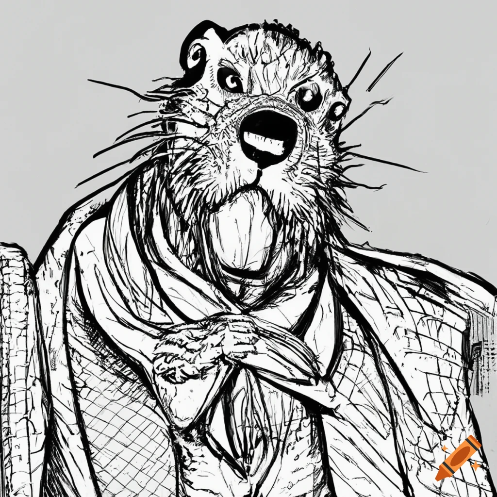 A nutria-man marvel villain on Craiyon