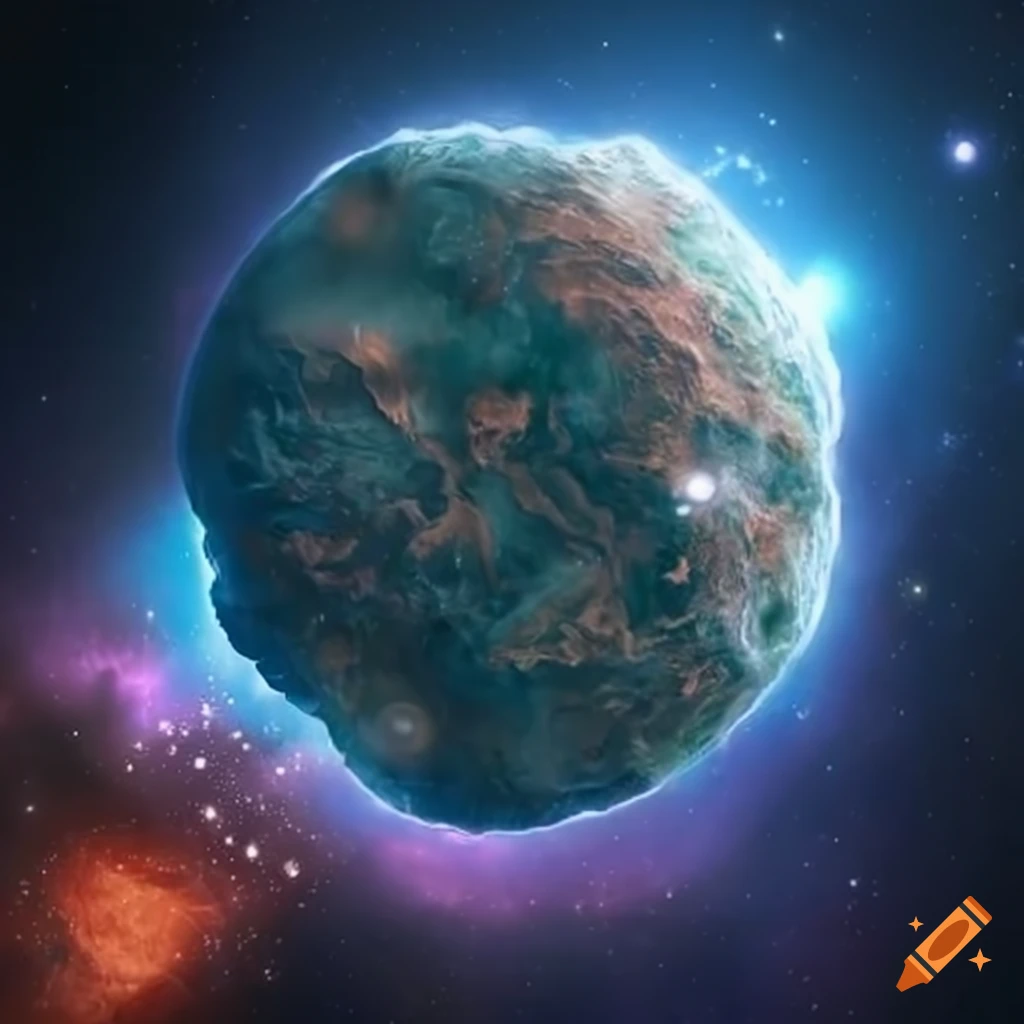 Planet elemental in space