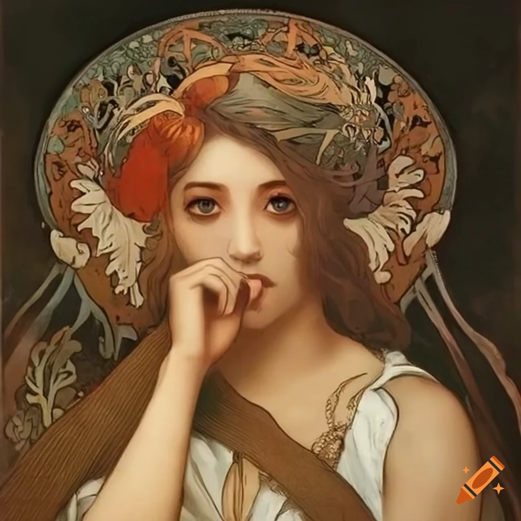 Gypsy with very dark brown eyes and tan skin, in a white dress, with a ...