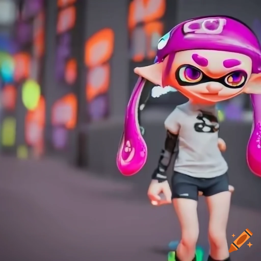 Splatoon octoling on Craiyon