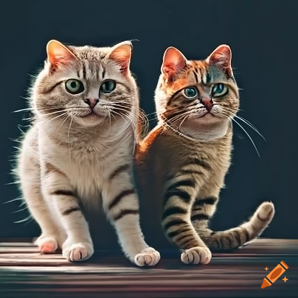 Two cats