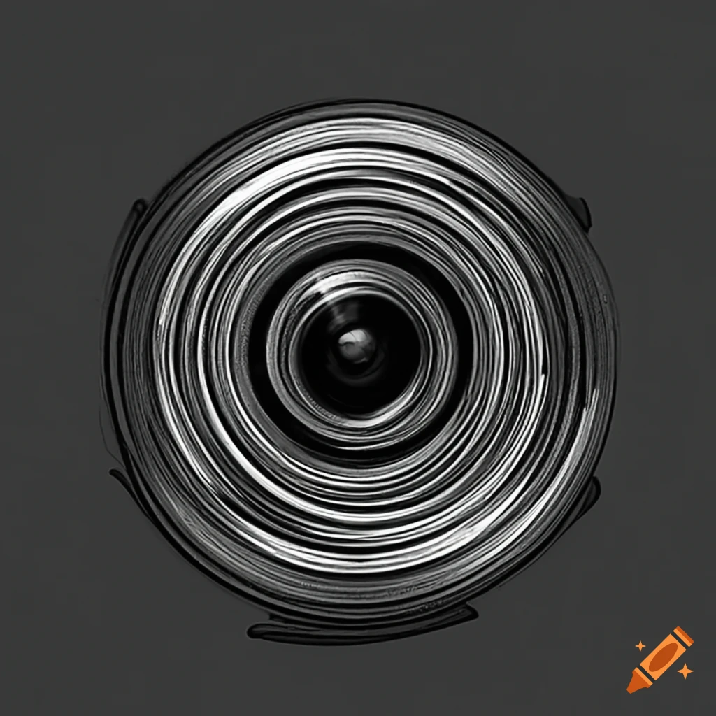 Camera lens with eye inside it darkness theme on Craiyon