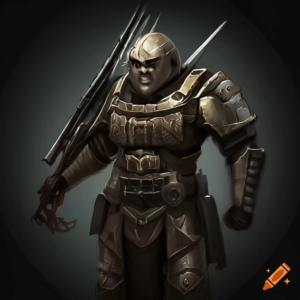 Guard defender armored fantasy on Craiyon