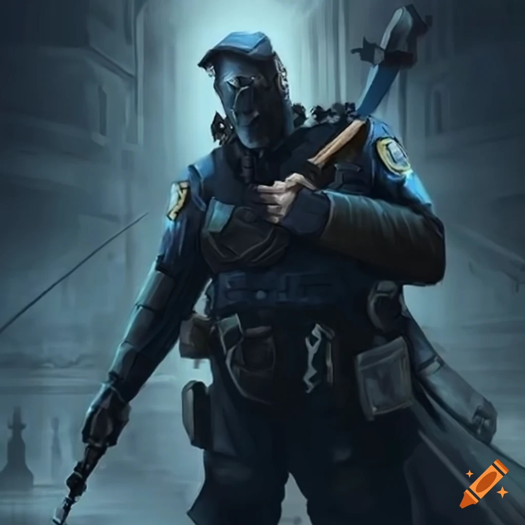 Police fantasy on Craiyon