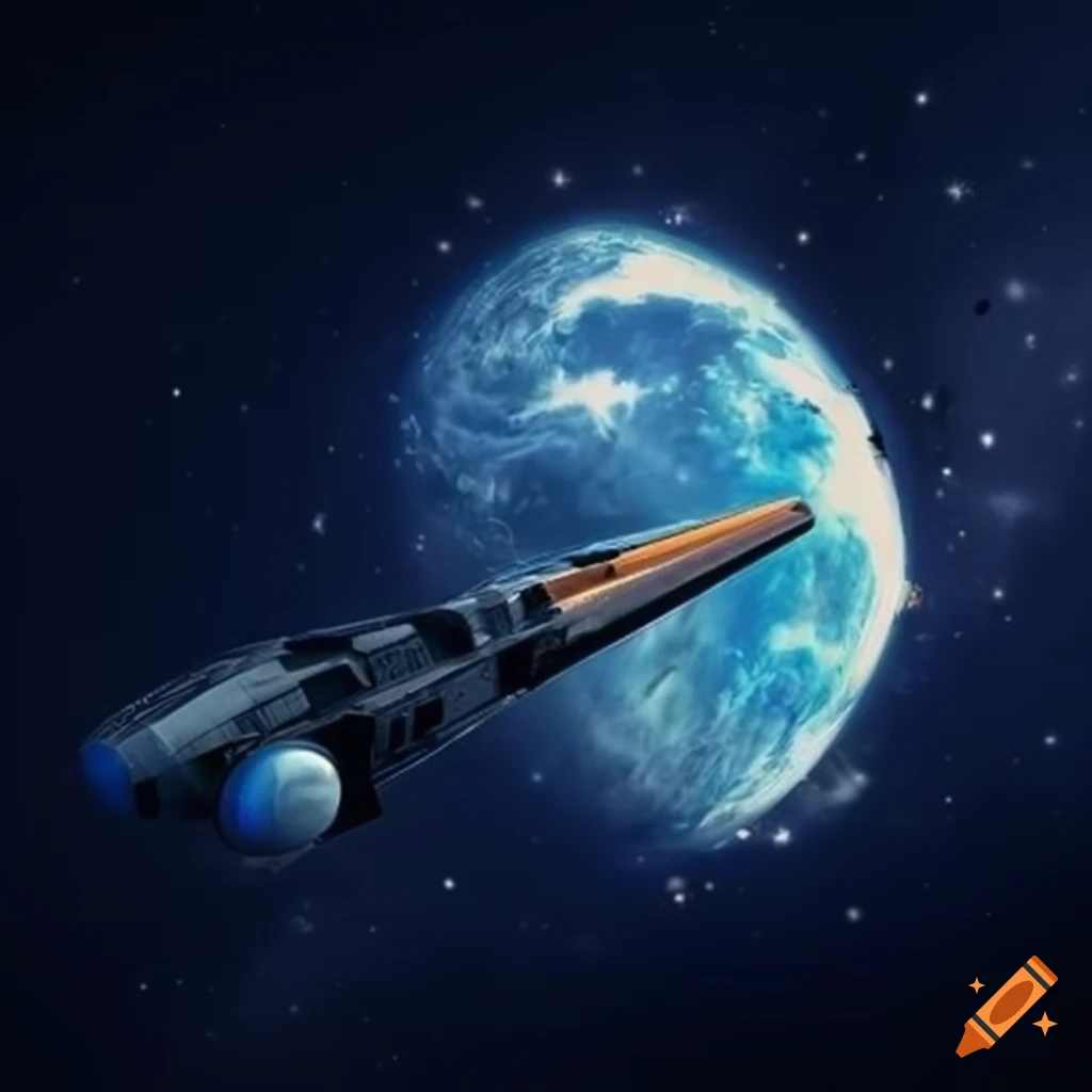 Space ship on Craiyon